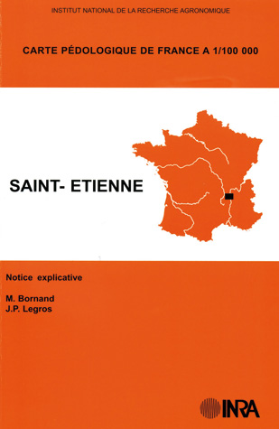 Carte pédologique de France à 1/100 000 - Saint Étienne - Jean-Paul ...