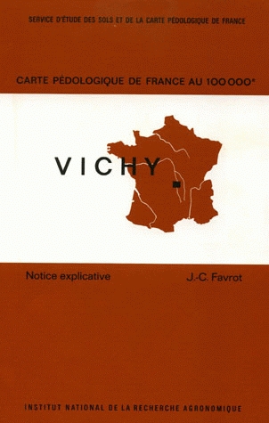 Carte pédologique de France au 1/100 000 - Vichy - Jean-Claude Favrot ...
