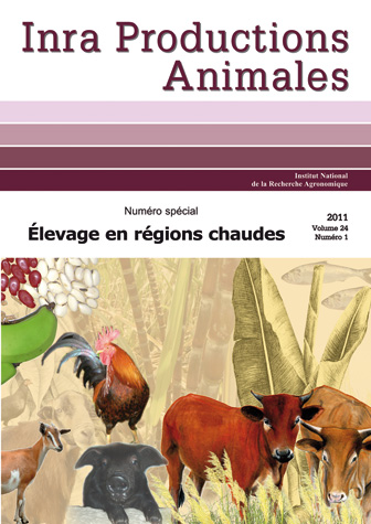 Élevage en régions chaudes - Numéro spécial Inra productions animales ...